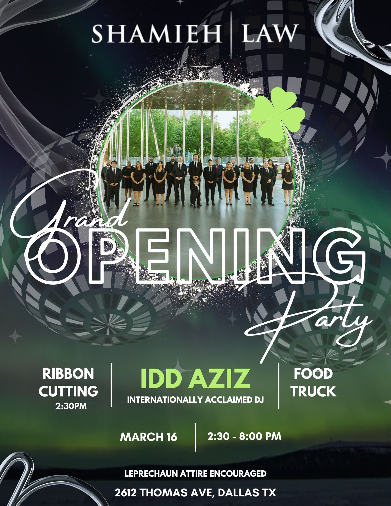 New Dallas Office Grand Opening Party | Shamieh Law